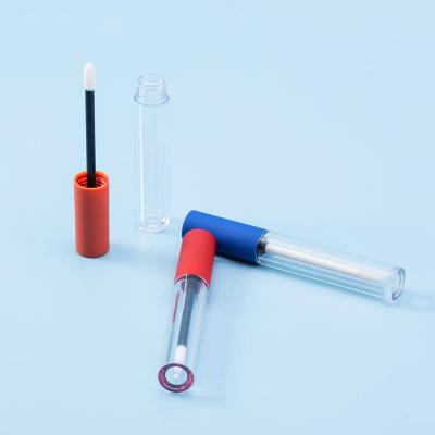 Cina Rosso di vino vuoto degli azzurri della metropolitana di lucentezza del labbro della metropolitana cosmetica unica del contenitore con il logo in vendita