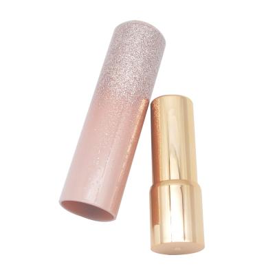 China MSDS Private Label Rose Gold Empty Lipstick Tube Container Offset Printing for sale