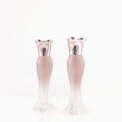 Cina Metropolitana 3ml di Rose Gold Empty Lip Gloss di pendenza della sirena della gonna in vendita