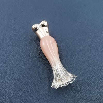 Cina Metropolitana 3ml di Rose Gold Empty Lip Gloss di pendenza della sirena della gonna in vendita