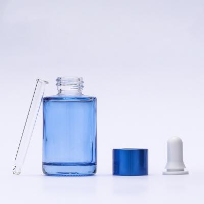 China Garrafas geadas do conta-gotas 30ml com pipeta à venda