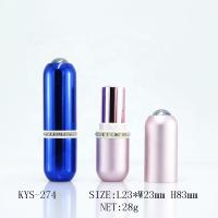 China Oval Shaped ABS Cool Customized Lipstick Containers Tubes 20g for sale
