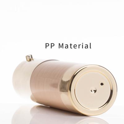 Cina Spruzzi l'oro che ricoprente la pompa senz'aria della lozione imbottiglia 10ml 25ml 30ml in vendita
