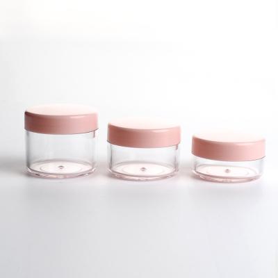 Cina Barattoli cosmetici 10g 15g 20g di Mini Face Cream Jar Plastic del coperchio dei pp in vendita
