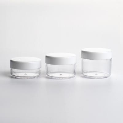 Cina Barattoli cosmetici 10g 15g 20g di Mini Face Cream Jar Plastic del coperchio dei pp in vendita