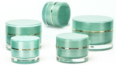 Cina Barattolo crema doppio di plastica 10g 20g 30g di Acriylic pp in vendita