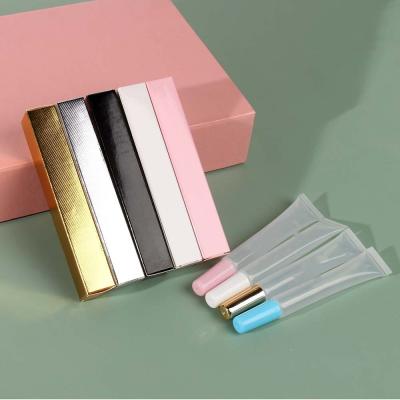 China Plastik-pp. kosmetische Pressungs-Rohre Soem-ODM für Lipgloss 15ml zu verkaufen