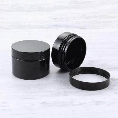 Cina Colore cosmetico di plastica del nero del barattolo 100ml 120ml 150ml 200ml 250ml 300ml 500ml 8oz dell'ANIMALE DOMESTICO vuoto in vendita