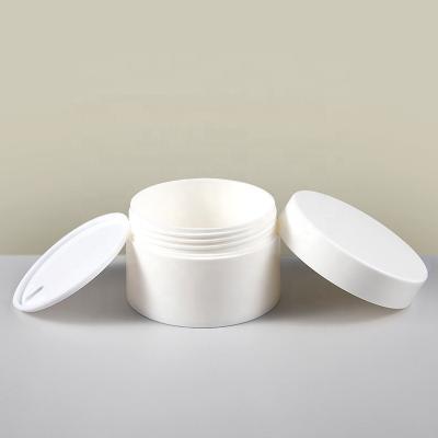 China 30g 50g 100g 120g 4oz Cream Packaging Clear Pet Plastic Cosmetic Jars With Plastic Lid for sale