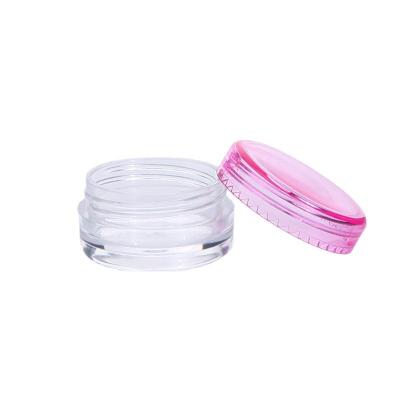 Cina Il cosmetico di plastica portatile 2g dello SGS stona i piccoli vasi cosmetici di viaggio in vendita