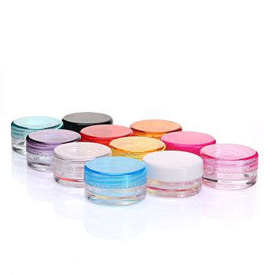Cina Il cosmetico di plastica portatile 2g dello SGS stona i piccoli vasi cosmetici di viaggio in vendita