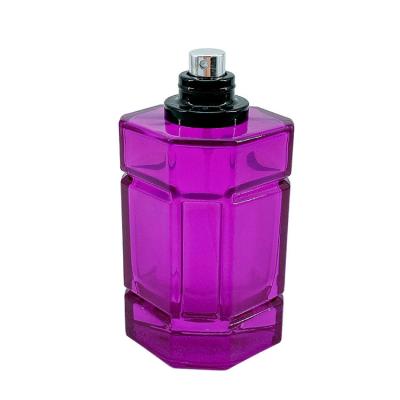 Cina Bottiglia di qualità superiore di lusso dello spruzzo di profumo di vetro glassato di rosa 100ml riutilizzabile in vendita