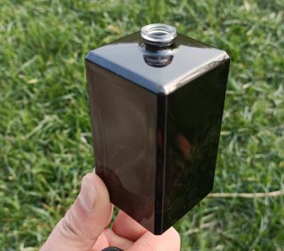 Cina bottiglie di vetro vuote dello spruzzo di profumo del quadrato del campione libero 100Ml della chiara pompa di lusso della ricarica in vendita