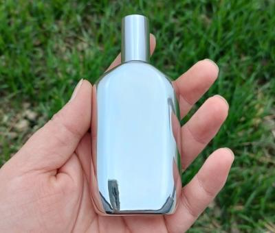 Cina Oro d'argento della bottiglia 50ml del quadrato del profumo del cappuccio della piegatura di MSDS placcato in vendita