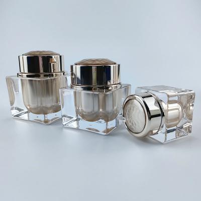 Cina il cosmetico di plastica di 50ml 100ml 120ml stona il contenitore crema acrilico in vendita