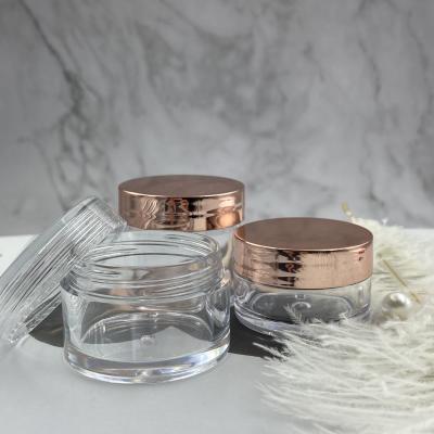 Cina 1oz chiaramente ha glassato i barattoli cosmetici vuoti d'imballaggio cosmetici 20g 30g dei barattoli della crema in vendita