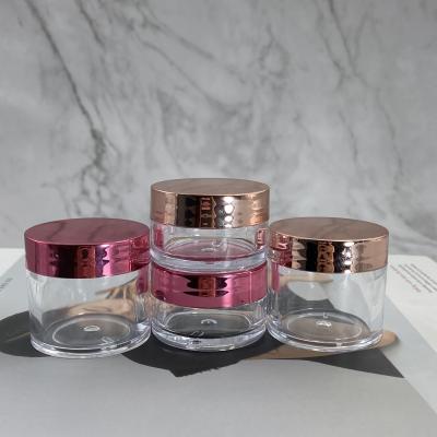 Cina 1oz chiaramente ha glassato i barattoli cosmetici vuoti d'imballaggio cosmetici 20g 30g dei barattoli della crema in vendita
