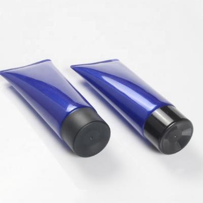 Cina Metropolitana cosmetica di compressione di Flip Lid Blue 100ml per la lozione del corpo in vendita