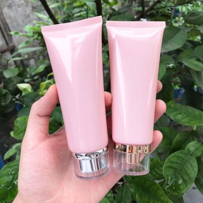 Cina Metropolitana facciale 100ml della pulitrice della crema per le mani riutilizzabile di plastica di rosa dello SGS in vendita