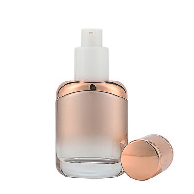 Cina ABS COME bottiglie d'imballaggio cosmetiche di vetro del quadrato dei contenitori 30ml 50ml in vendita