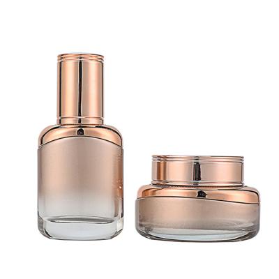 Cina ABS COME bottiglie d'imballaggio cosmetiche di vetro del quadrato dei contenitori 30ml 50ml in vendita