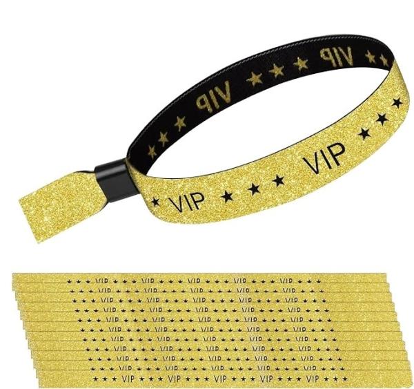 Quality Custom Size and Logo RFID Polyester/Ribbon Wristband for Concert Party Festival for sale