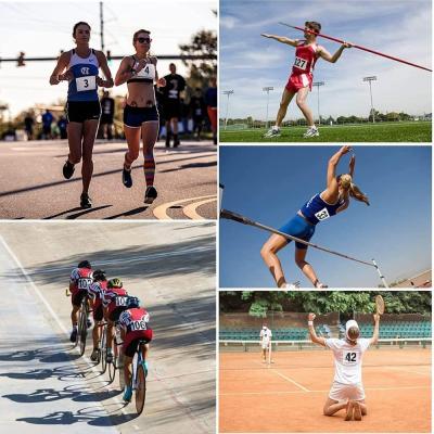 China DDJOY Running Race Bibs Grote nummers en veiligheidspins inbegrepen voor marathonwedstrijden Te koop