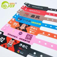 China Custom Printed L Shape Plastic Events Bracelet 250x16mm Snap Button Bangle for sale