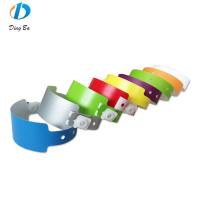 China Custom Printed L Shape Plastic Events Bracelet 250x16mm Snap Button Bangle for sale