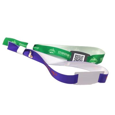 中国 350*15mm プロのカスタムフェスティバルファブリック RFID ブレスレット 販売のため