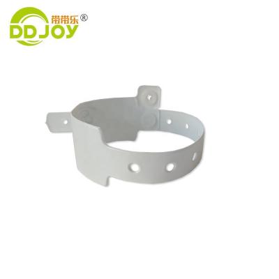 China Promotion Activity Custom PVC Vinyl Wristbands Monochrome Printing for Events Party for sale