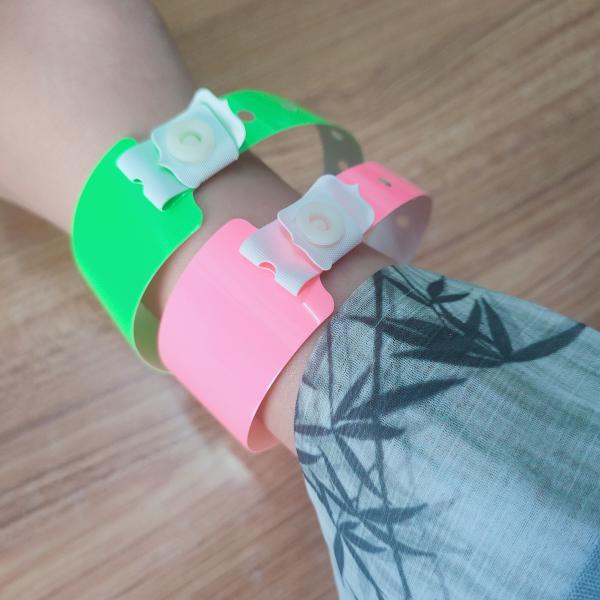 Quality Waterproof Soft Glowing Neon Luminescent PVC Vinyl Bracelet Wristbands for Night for sale
