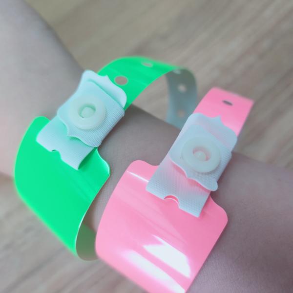 Quality Waterproof Soft Glowing Neon Luminescent PVC Vinyl Bracelet Wristbands for Night for sale