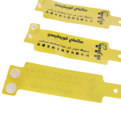 中国 250*25 柔らかいPVC 防水ビニール ブレスレット クラブ用手首 販売のため