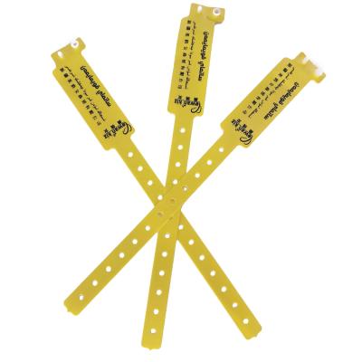 中国 250*25 柔らかいPVC 防水ビニール ブレスレット クラブ用手首 販売のため