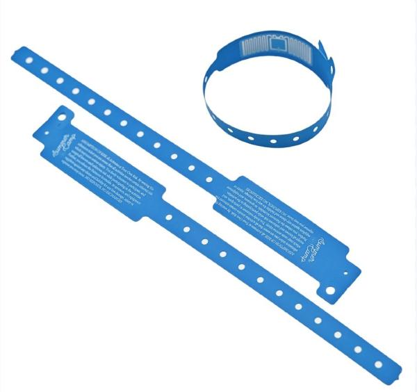Quality Customized Size RFID Thermal Printing Paper Wristbands for Medical Chip for sale