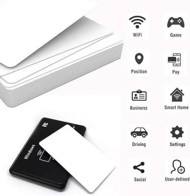 China RFID personalizado 125KHZ T5577 EM4305 13.56MHZ Cartões-chave compostos reescritíveis Frequência do chip chave à venda
