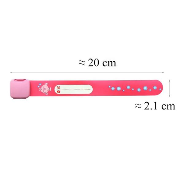 Waterproof Anti-Lost Writable Kids Name Identification Tracking Bracelet for Children