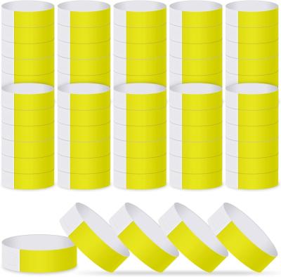 China Eenmalig DuPont Papier Jaarlijkse Vergadering Muziek Festival Armband Sterk Kleefsluiting Te koop