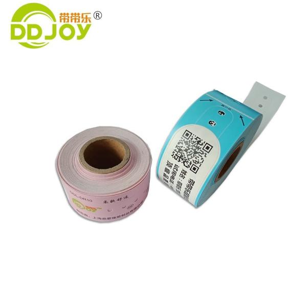 Quality Custom Patient ID Soft Safe Thermal Print Wristband with Nano-composite Paper for sale