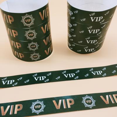 China 250*25mm/250*19mm Solid Color Tyvek Armband Waterdicht en duurzaam voor alle gelegenheden Te koop