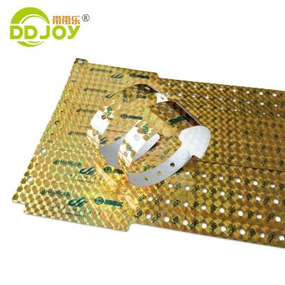 Cina Laser Glitter Holographic Plastic Party Wristband Bracelet in verde per l'evento in vendita