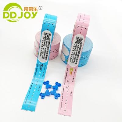Cina 205*25mm per bambini Braccialetto stampato in carta termica per la fabbricazione VIP Ammissione al concerto in vendita