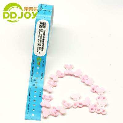 Cina 205*25mm per bambini Braccialetto stampato in carta termica per la fabbricazione VIP Ammissione al concerto in vendita
