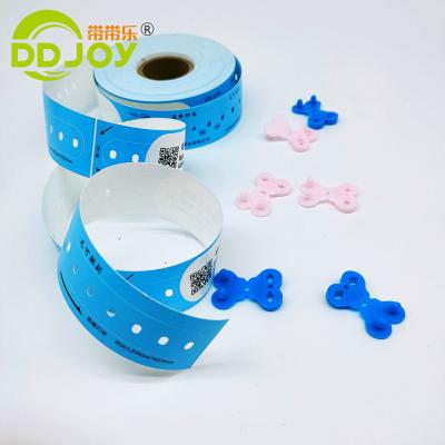 Cina 205*25mm per bambini Braccialetto stampato in carta termica per la fabbricazione VIP Ammissione al concerto in vendita