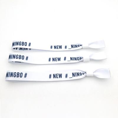 China Custom Event Festival Party RFID polsbanden met polyesterstof en logo printing Te koop