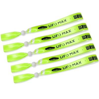 中国 パーティ&イベント RFID ブレスレット オーダーメイド サテンファブリック ロゴ印刷 350*15mm サイズ 販売のため