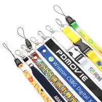 China Custom Logo Polyester Lanyards 2cm Width 90cm Length for Office Events for sale