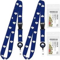 China Custom Logo Polyester Lanyards 2cm Width 90cm Length for Office Events for sale