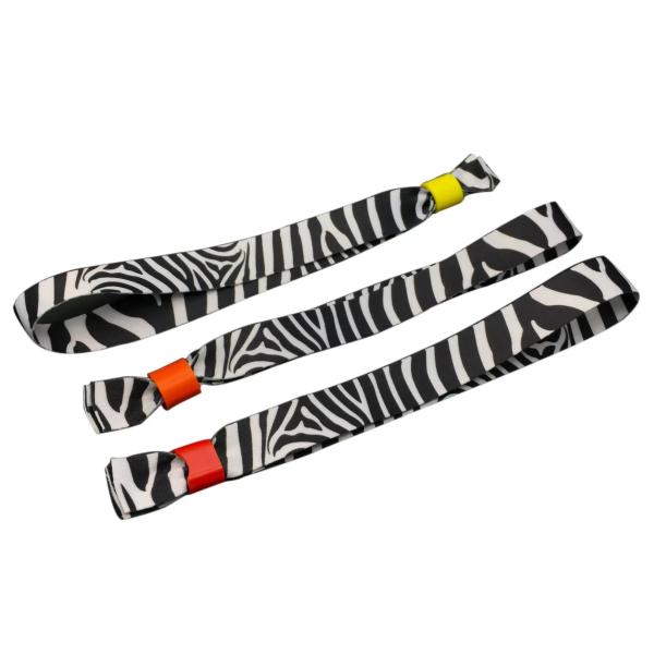 Quality Custom Logo Polyester Wristbands for Colorful Event Party Festival in Various for sale